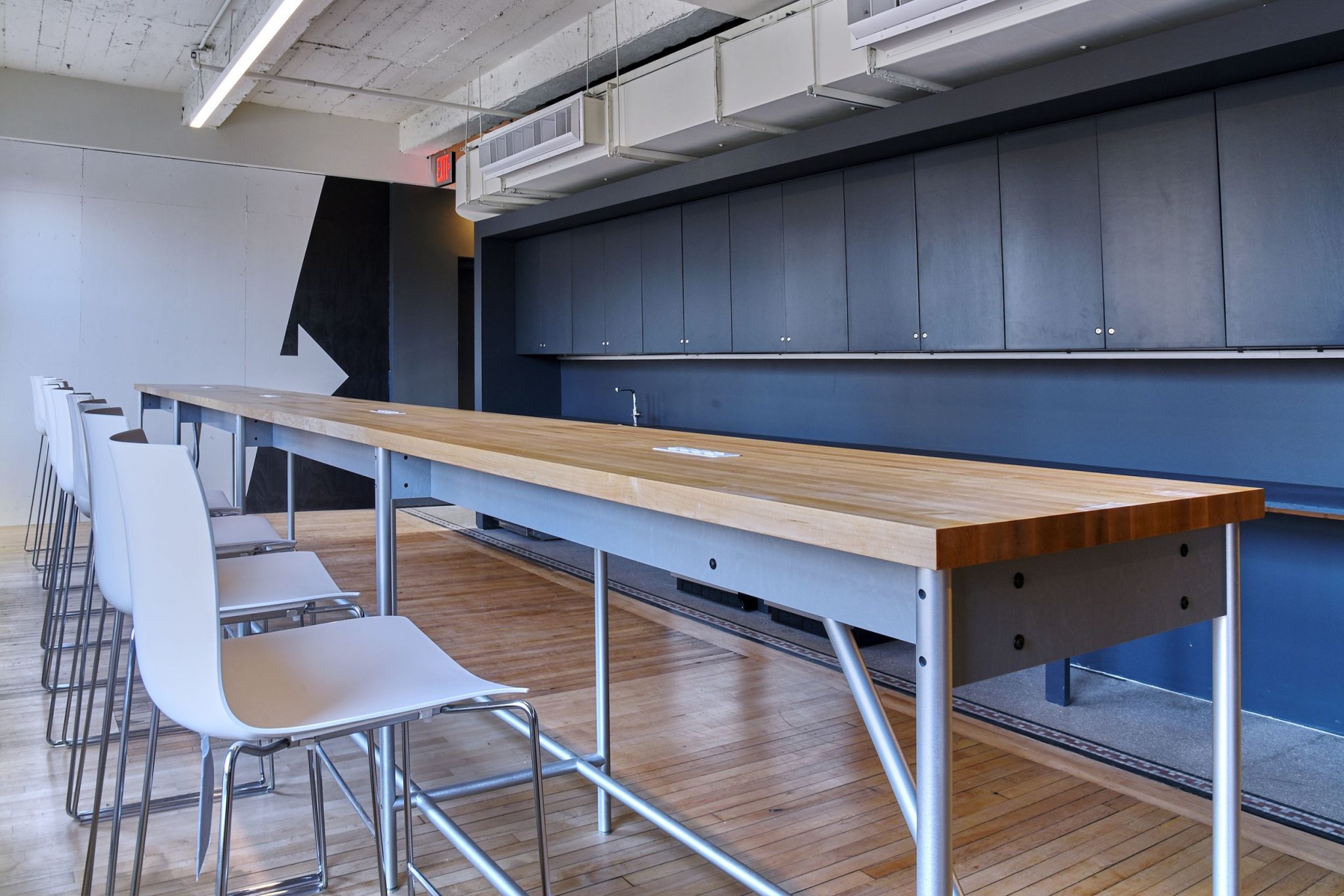 Butcher Block Table for restaurant, cafes, kitchen and maker spaces